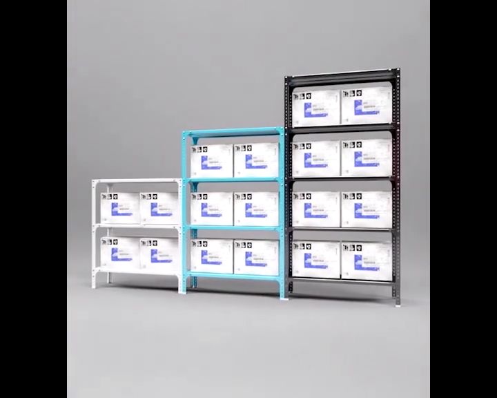 6layer Metal Rack Steel Rack Boltless Rack Goods Storage Shelf Metal ...