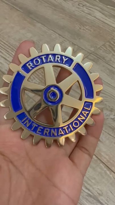 Rotary International Gold Wheel / Flags Emblem Imported | Lazada PH