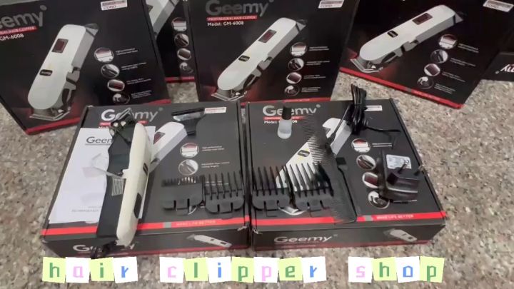 พร้อมส่ง !!! Gemei /Geemyปัตตาเลี่ยนไร้สาย ปรับระดับ แบตตาเลี่ยน อย่าง ...