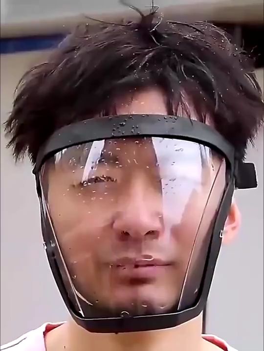 Transparent Full Faceshield Reusable Anti Fog Dustproof Mask Security ...