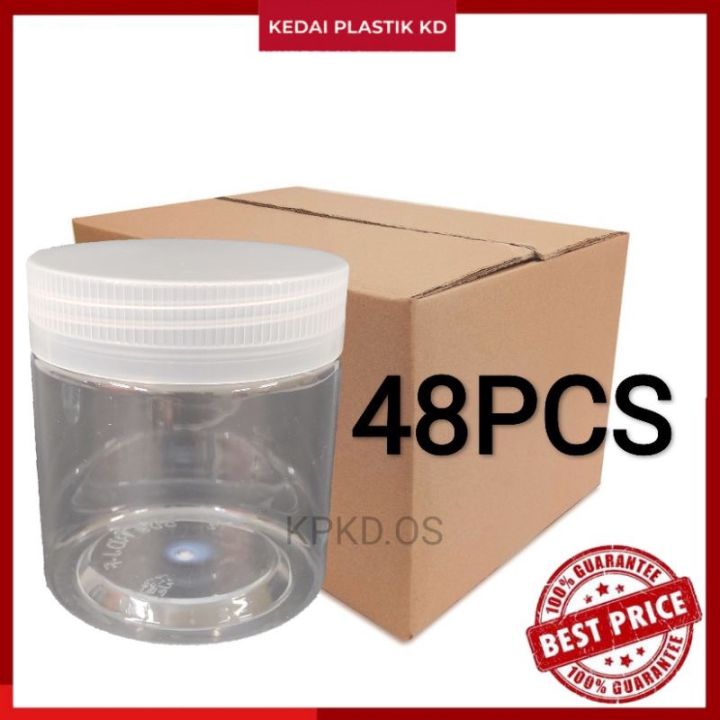48pcs balang 500ml silinder / cookies jar / balang kuih / balang ...