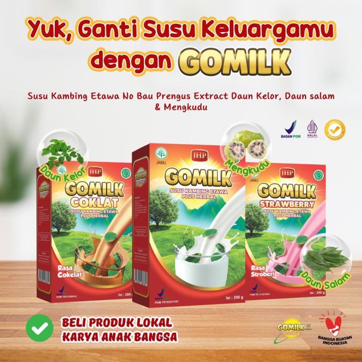 Gomilk Official Agen susu Kambing Etawa Susu Herbal Bermanfaat plus ...