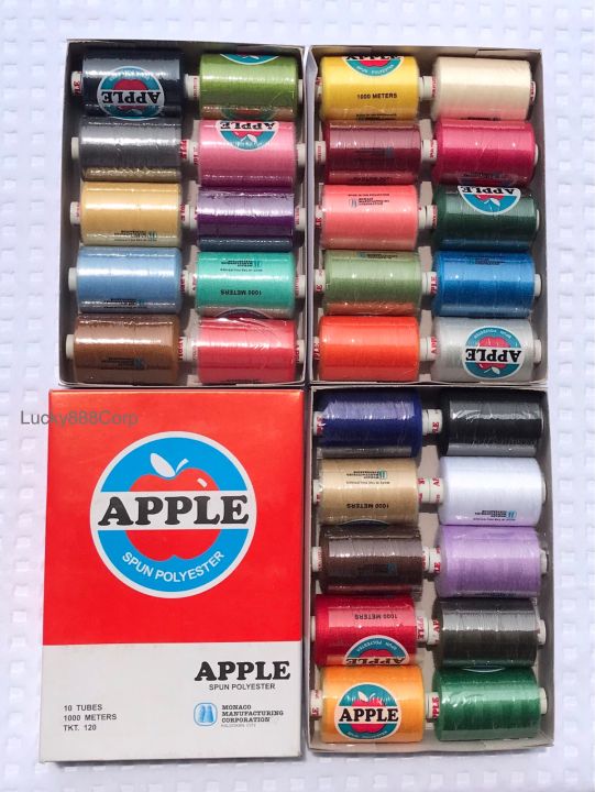 10’s Apple Sewing Thread Sinulid 100M or 1000M Tkt.120 | Lazada PH