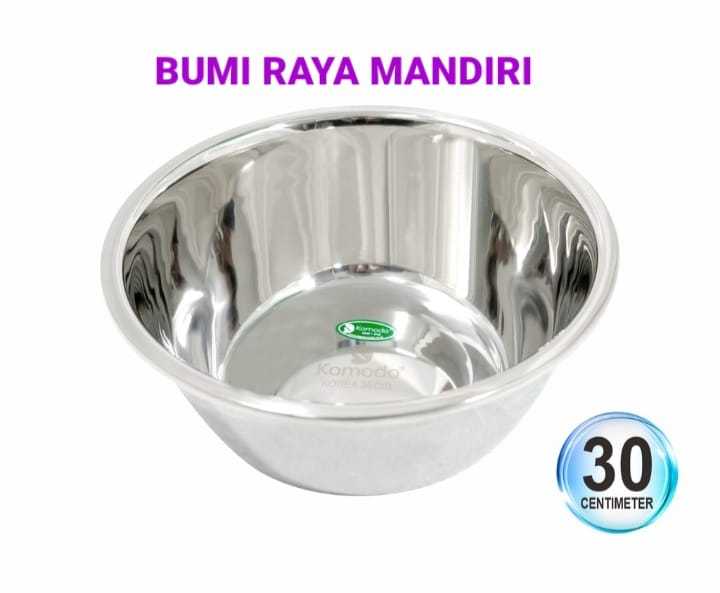 komodo baskom stainless diameter 30cm | Lazada Indonesia