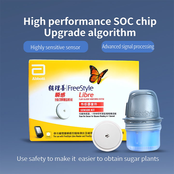 Freestyle Libre Sensor Non-invasive Glucometer 24 Hours Monitoring ...