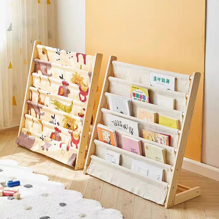 [COD] Kids Bookshelf Solid Wood Children's Bookshelf Kids Bookcase ...