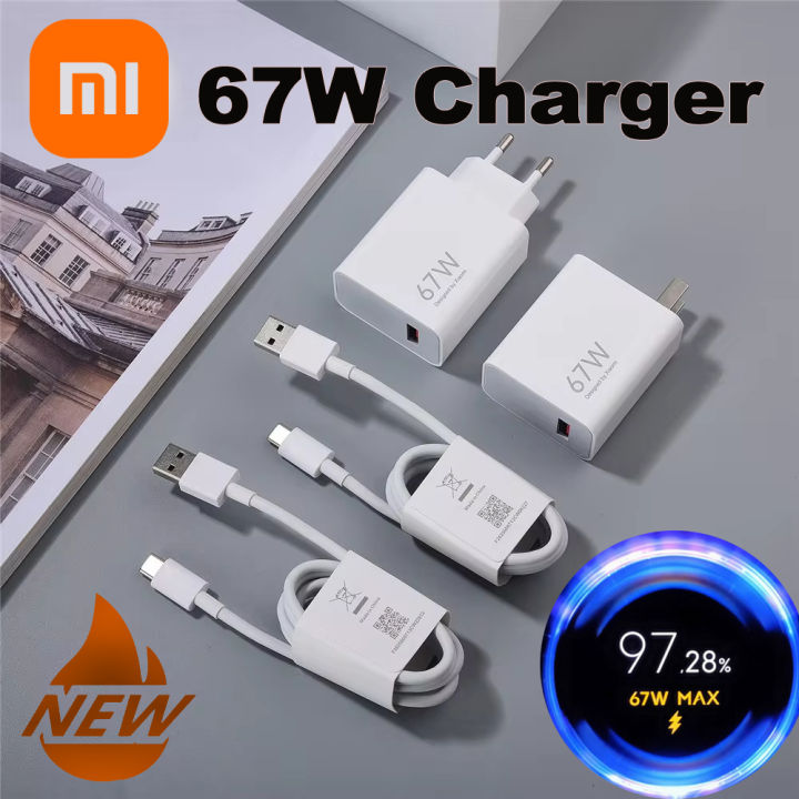 100% Original Xiaomi 67W Super Fast Charging Power Adapter with 6A USB ...