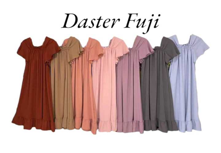 Daster Fuji crinkle airflow/Dress Fuji viral | Lazada Indonesia
