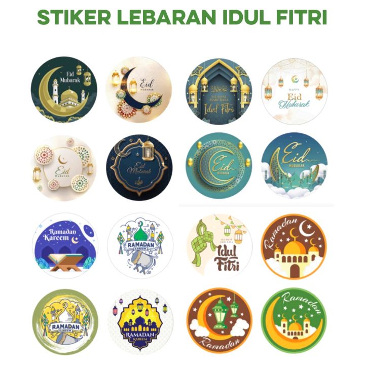 Stiker Lebaran 100 pcs Stiker Toples | Lazada Indonesia