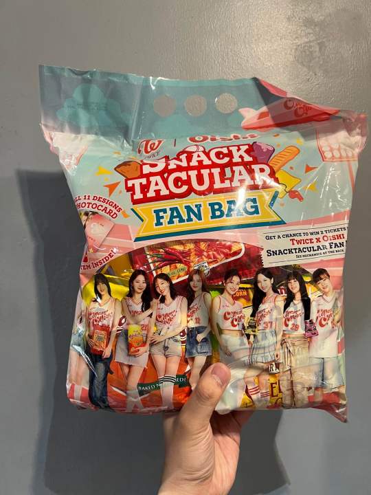 Twice x Oishi Snacktacular Fan Bag [Oishi x Twice] Twice Photocard or ...