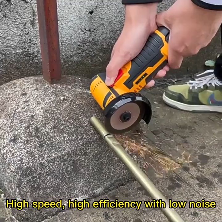 Mini 12V 3inch Cordless Angle Grinder DIY Cutting Grinding Polishing ...