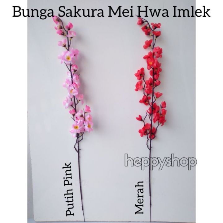 Bunga Sakura Mei Hwa Mei Hua Imlek | Lazada Indonesia