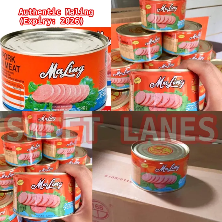 Maling Pork Luncheon Meat 397 grams (Expiry: 2026) | Lazada PH