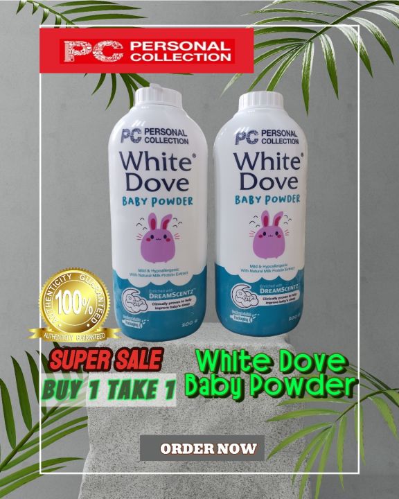 Buy 1 take 1 PC White Dove Baby Powder 200 gms | Lazada PH