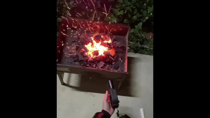 7000rpm🔥Portable Blower kalan BBQ Blower Fan For kalan Use Oil 9733 DC ...