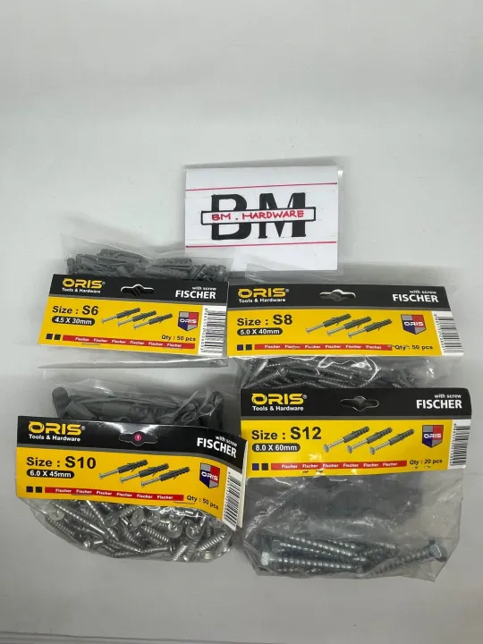 Fischer + Sekrup ORIS S6 S8 S10 S12 | Lazada Indonesia