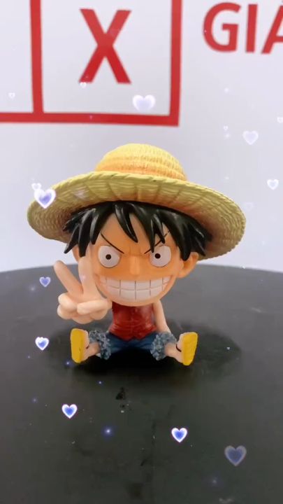 [Hoàn Tiền 10%]Mô hình Luffy mũ rơm One Piece Cao 9cm - Tượng Figure ...