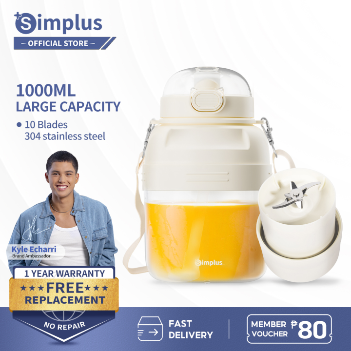 Simplus Juicer Juice Blender Fruit and Vegetables 1000ML Protable Electric Fruit Juicer Fruit ...