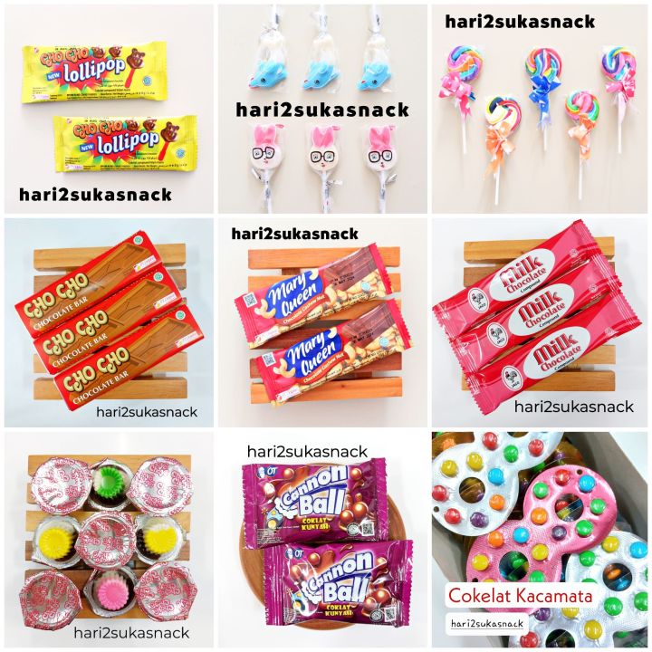 Aneka Permen Jadul Cokelat Jelly Permen Karet Viral Nostalgia Jajanan ...
