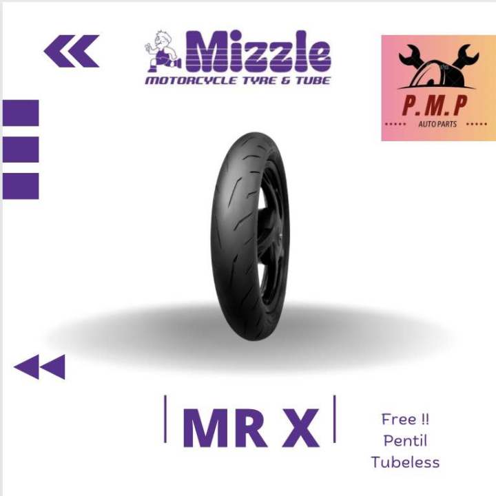 Ban Motor Mizzle MR X 90/80 Ring 14 Tubeless Soft Compound Produksi ...