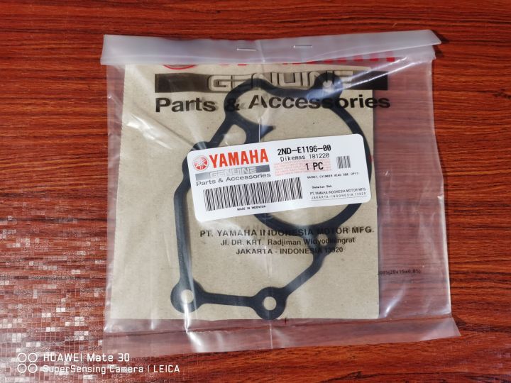 YAMAHA GENUINE CYLINDER HEAD SIDE GASKET FOR SNIPER 150 | Lazada PH