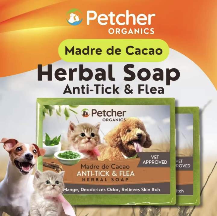 PETCHER ORGANIC MADRE DE CACAO Anti-Tick And Flea Dogs, Cats, Pet ...