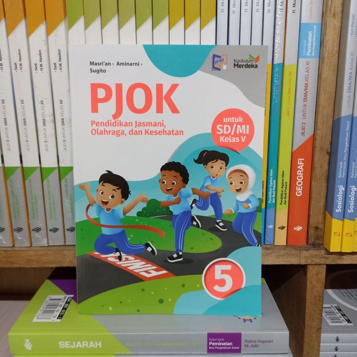 Buku PJOK Kelas 5 SD Kurikulum Merdeka Erlangga | Lazada Indonesia