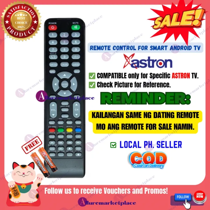 ASTRON Smart TV Remote OLD VERSION [**Mag Basa B4 Umorder**] ASTRON ...