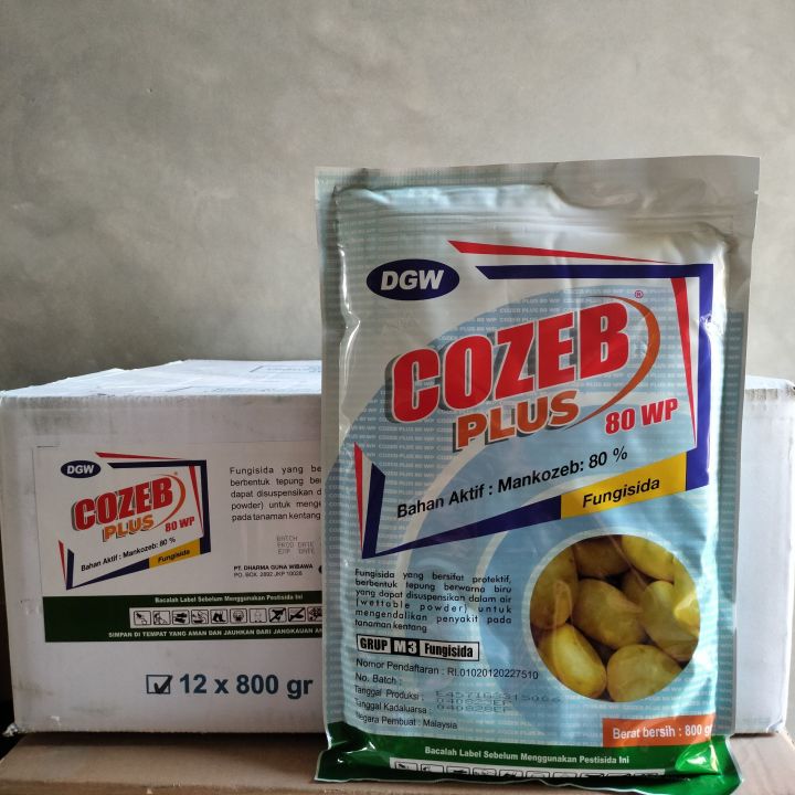 Fungisida COZEB 80 WP 800gr Mankozeb Biru Untuk Mengendalikan Penyakit ...
