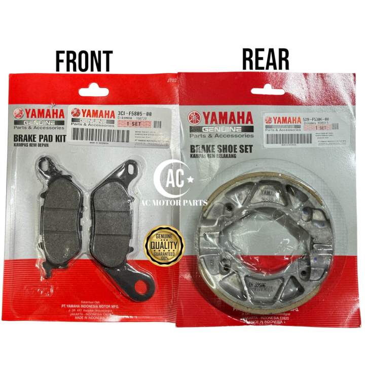 Mio Sporty, Soulty, Fino , MX i , MS i 115 Brake Pad Brake shoe Set ...