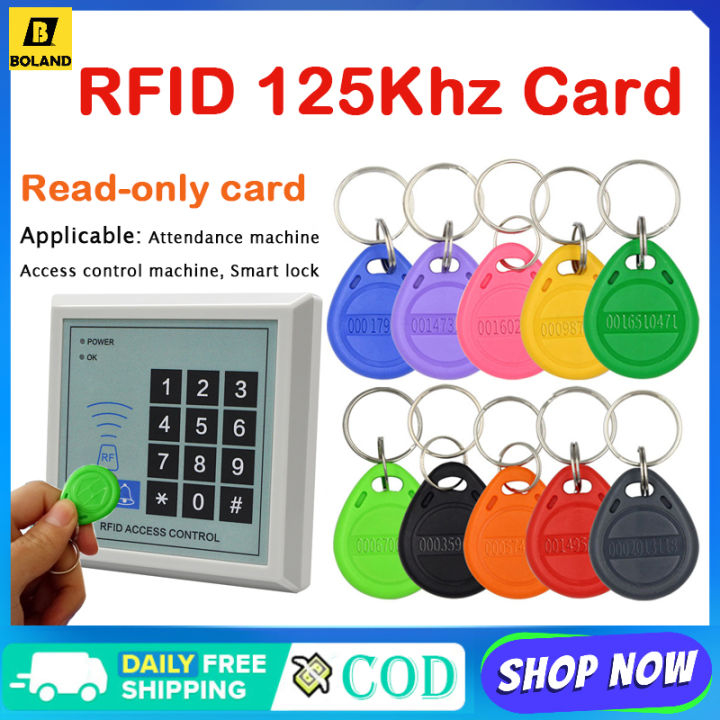 Boland 10pcs 125khz RFID EM4100 TK4100 Key Fobs Token Tags Keyfobs ...