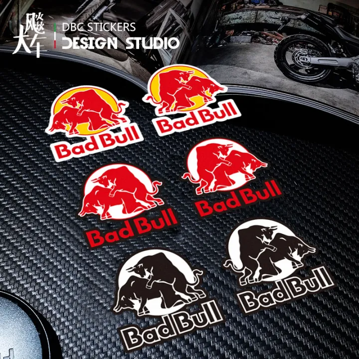 Decal Sticker Car Motorcycle Decoration Bad Bull Personality Cartoon ...