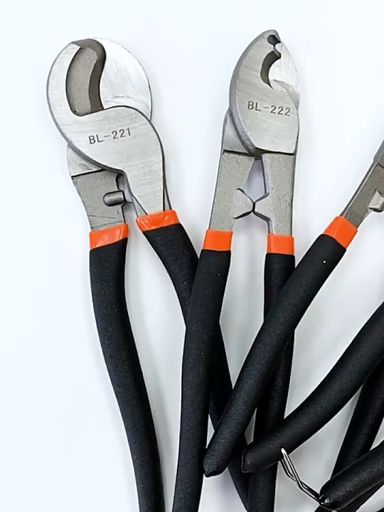 BAOLIAN คีมตัดสายเคเบิ้ล คีมตัดสายไฟ ขนาด 6 / 8 / 10 นิ้ว. | Lazada.co.th