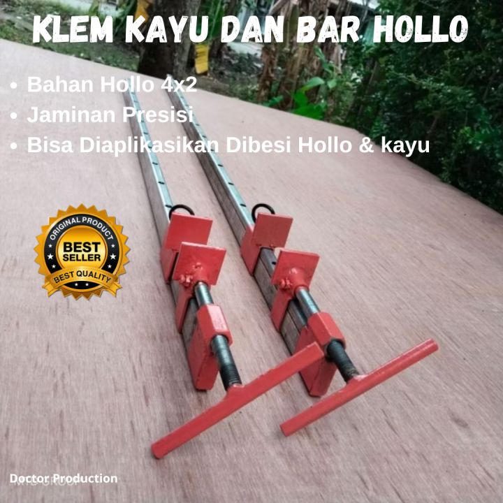 Klem Hollow, Press Kayu, Klem Kayu 100cm Dan 120cm Ukuran 4x2 | Lazada ...