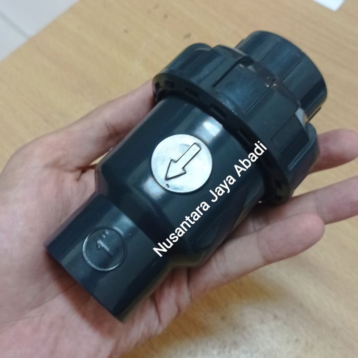 Ball Check Valve PVC Socket Single Union Watermur 1 " inchi DN 25 | Lazada Indonesia