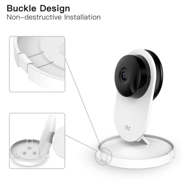 Wall Mount For YI 1080P Home Camera 360 Degree Rotating Bracket Holder ...