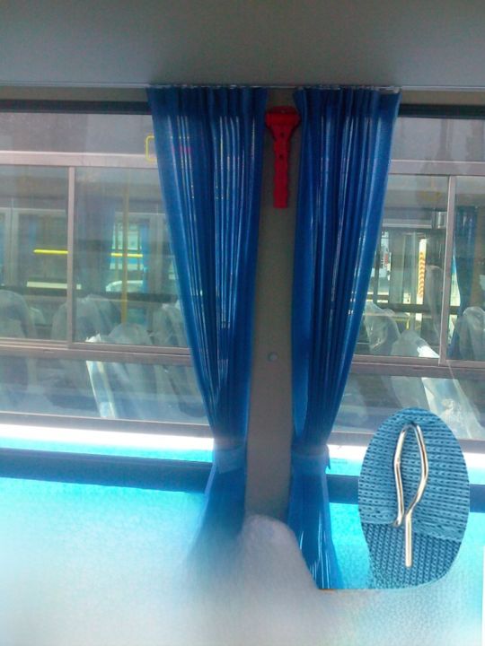 Folding Sunshade Curtain for Bus Coach Public Bus Large Bus Window ...