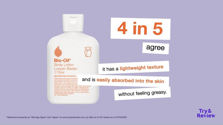 Bio-Oil Body Lotion 175ml for dull, dry and itchy skin | Lazada