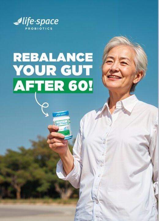 [Caring For Elderly]Life Space Probiotic for 60+Years 60 Capsules (EXP ...