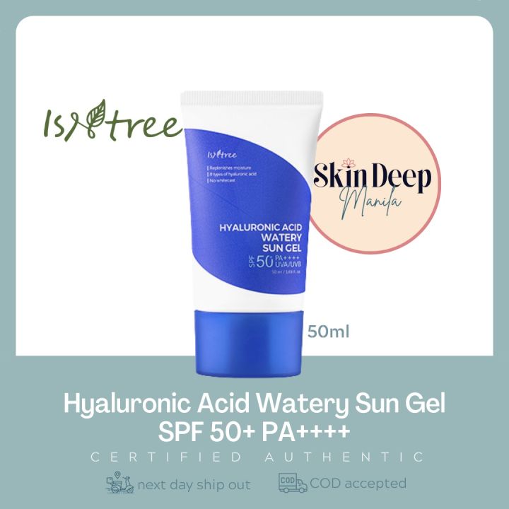 [NEW PACKAGING] ISNTREE Hyaluronic Acid Watery Sun Gel 50ml SPF 50+ PA ...