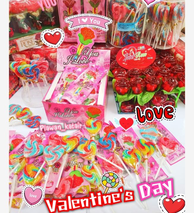 ♥️รวมของวาเลนไทน์ ♥️ สื่อรัก Valentine's Day 💘 ลูกอม อมยิ้ม ดอกกุหลาบ 💓 ...