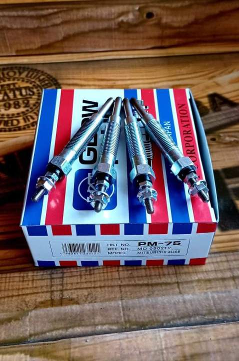 Glow plug HKT Japan Mitsubishi L300 4D55/56 (230/PC) PM-75 | Lazada PH