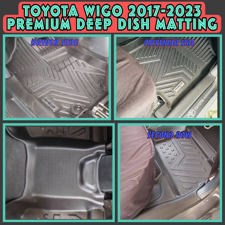 TOYOTA WIGO 2017-2023 DEEP DISH MATTING | Lazada PH
