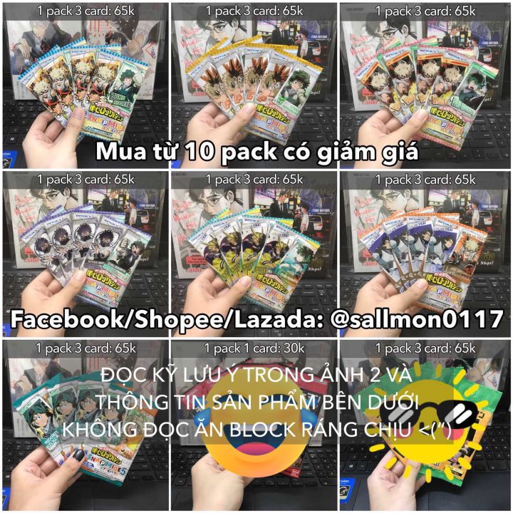 (Mua từ 2 pack - Đọc lưu ý) [SẴN] Pack Snapmide 1 2 3A 3B 4A 4B 5 My ...