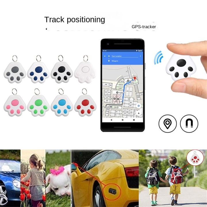 Bluetooth Smart Anti-lost Tracker Device Dog Paw Tracking Locator 2-way ...