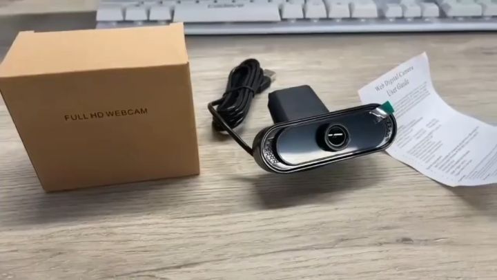 ANSEN Webcam for PC Laptop Online Class 2K 1080P HD USB Web Camera with ...