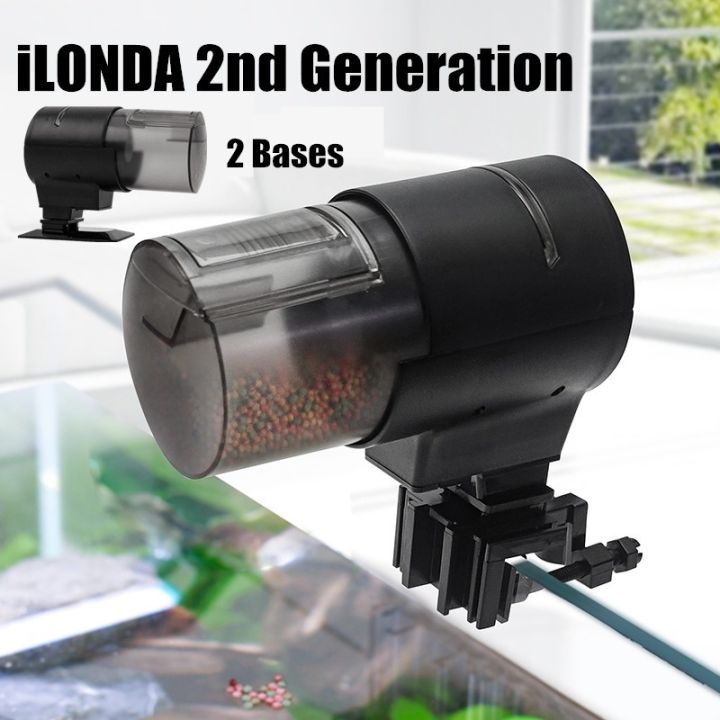 Smart Aquarium Fish Feeder Automatic Fish Tank Food Dispenser Feeding ...