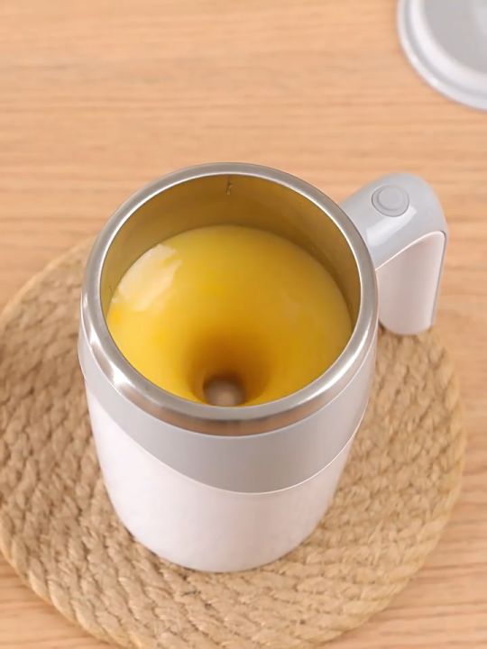380ml Stainless Steel Self Stirring Mug Auto Mixing Coffee Cup Smart ...