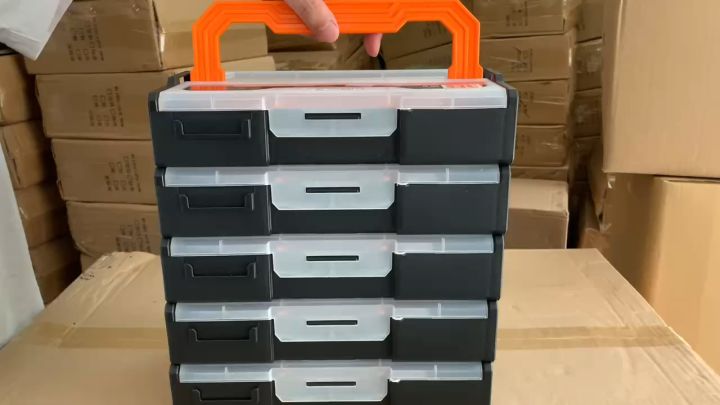 Stackable Parts Tool Box Screws Nuts Screwdriver Tool Organizer Box ...