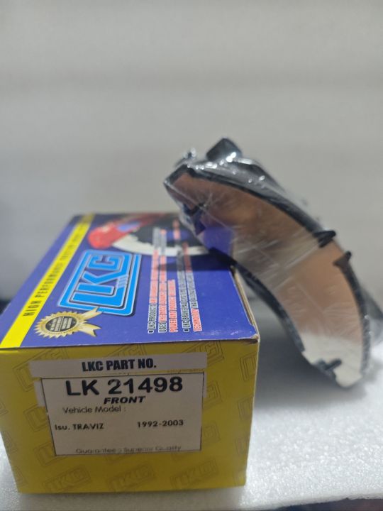LKC brake pads / GTX brake shoe Isuzu Traviz | Lazada PH